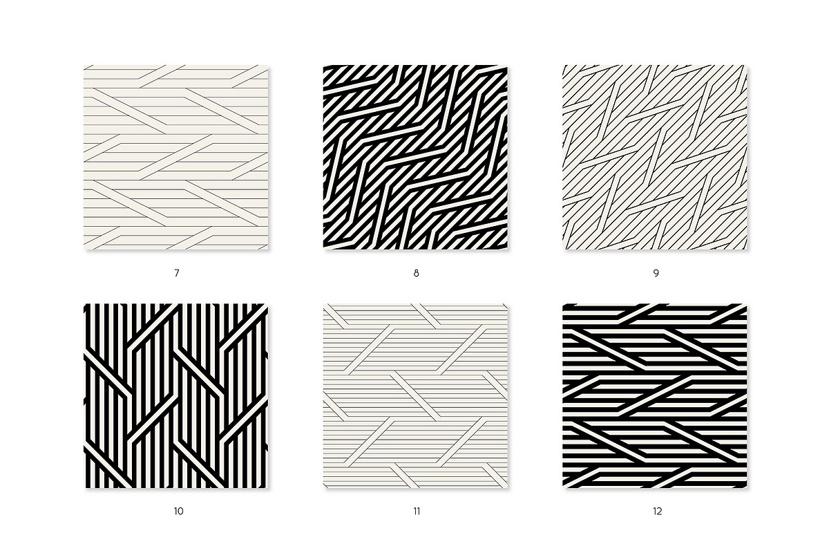 60 Geometric Seamless Patterns, a Pattern Graphic by Curly_Pat