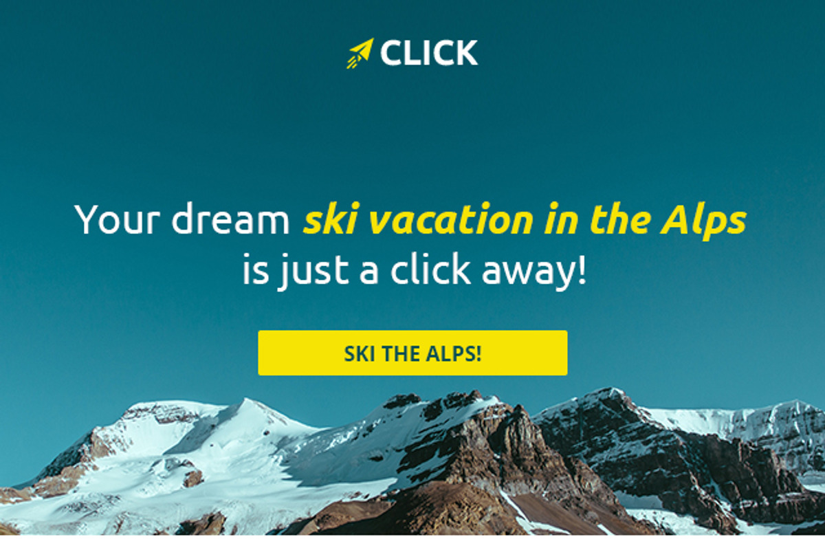 Travel & Vacation Email Template, an Email Template by VectorBurn