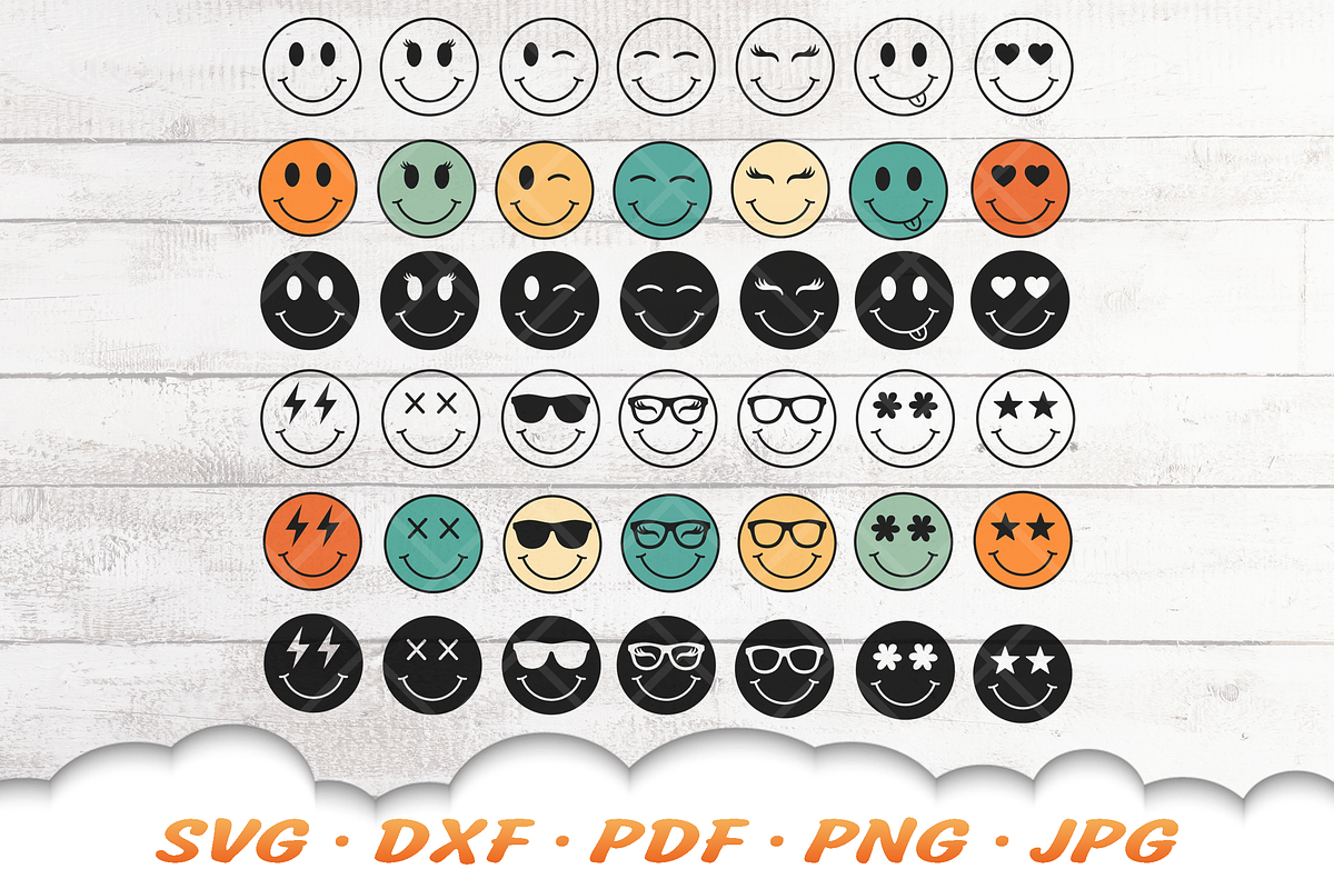 Smiley Face SVG Bundle