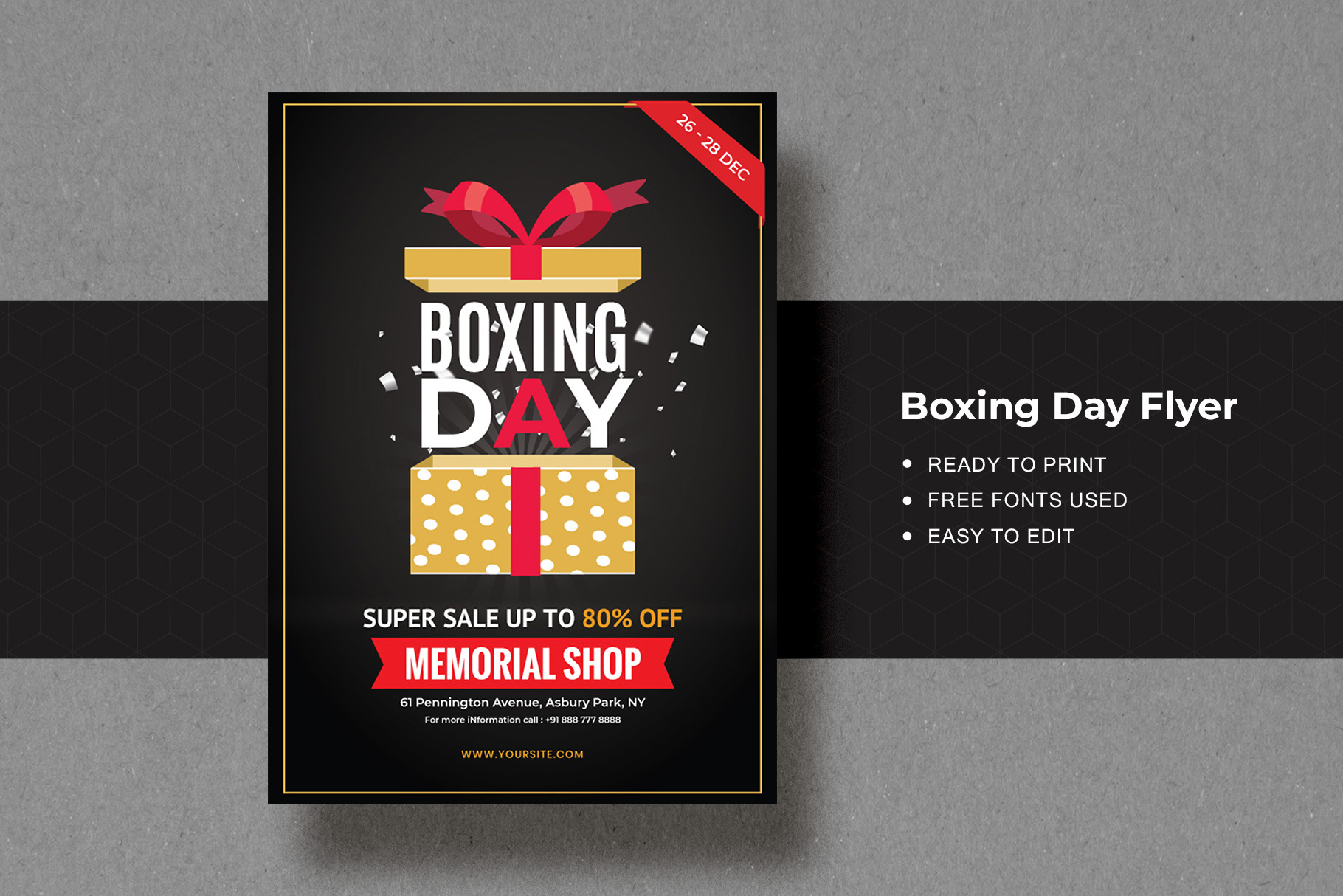 Boxing Day Flyer, a Flyer Template by VictorThemes