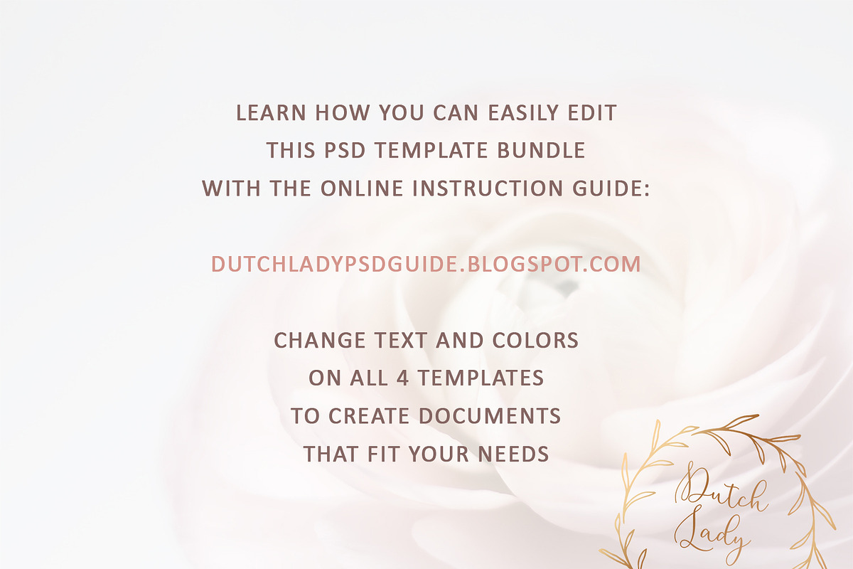 Photography Form Template Bundle #1, a Stationery Template by The Dutch ...