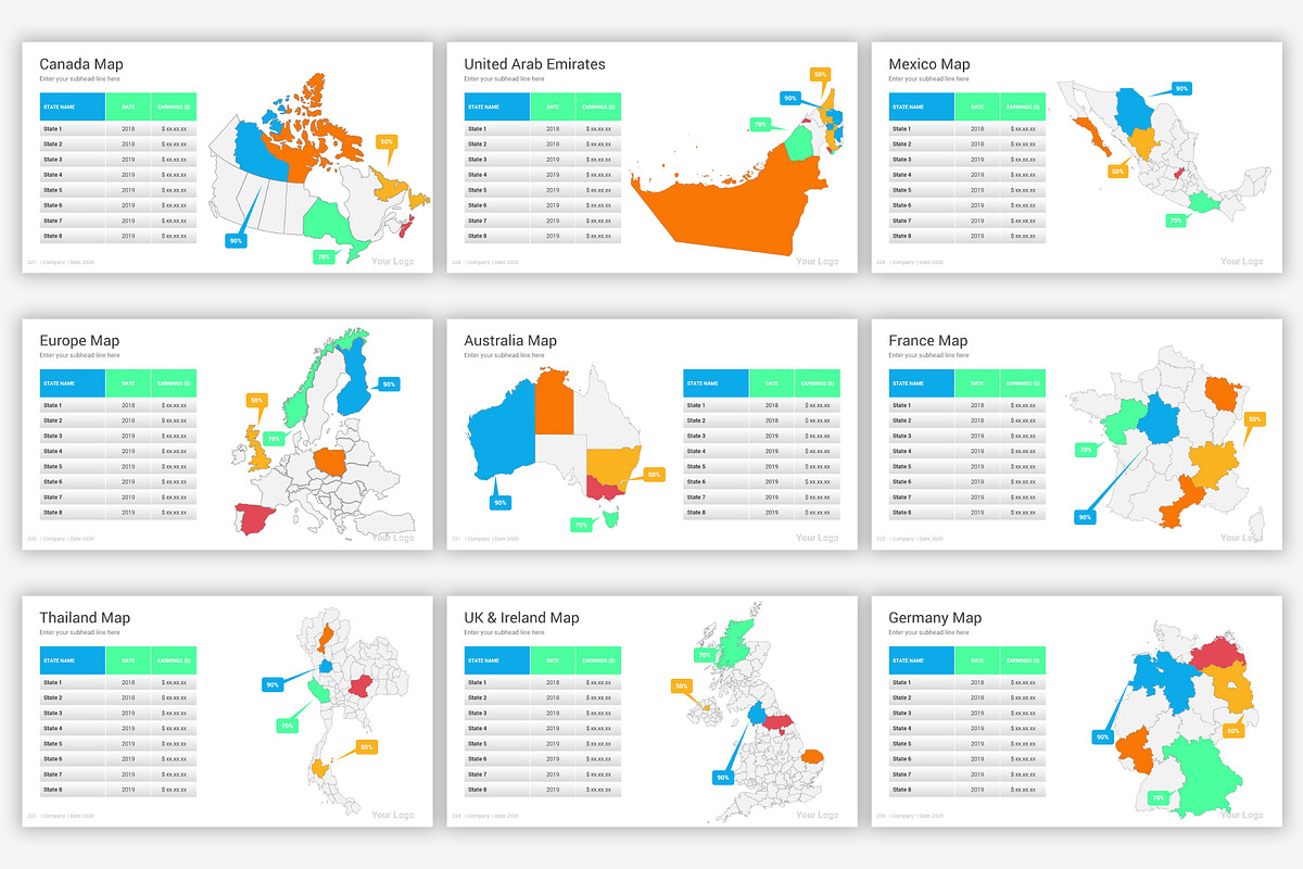 Annual Report Google Slides Template, a Presentation Template by SlideOne