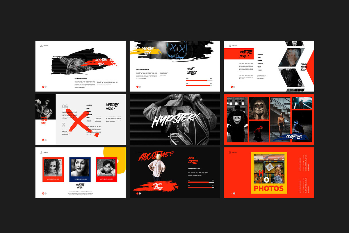 Hypester! - Google Slide, a Presentation Template by Dirtytemp Studio