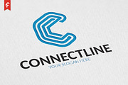 Connect Line Logo, a Branding & Logo Template by ft.studio