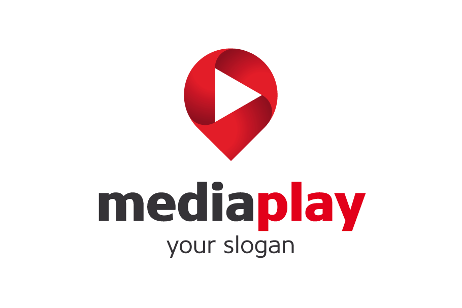 Media Play Logo Template, a Branding & Logo Template by brandphant ...