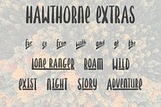 Hawthorne Hand Drawn Font, a Sans Serif Font by Design Surplus