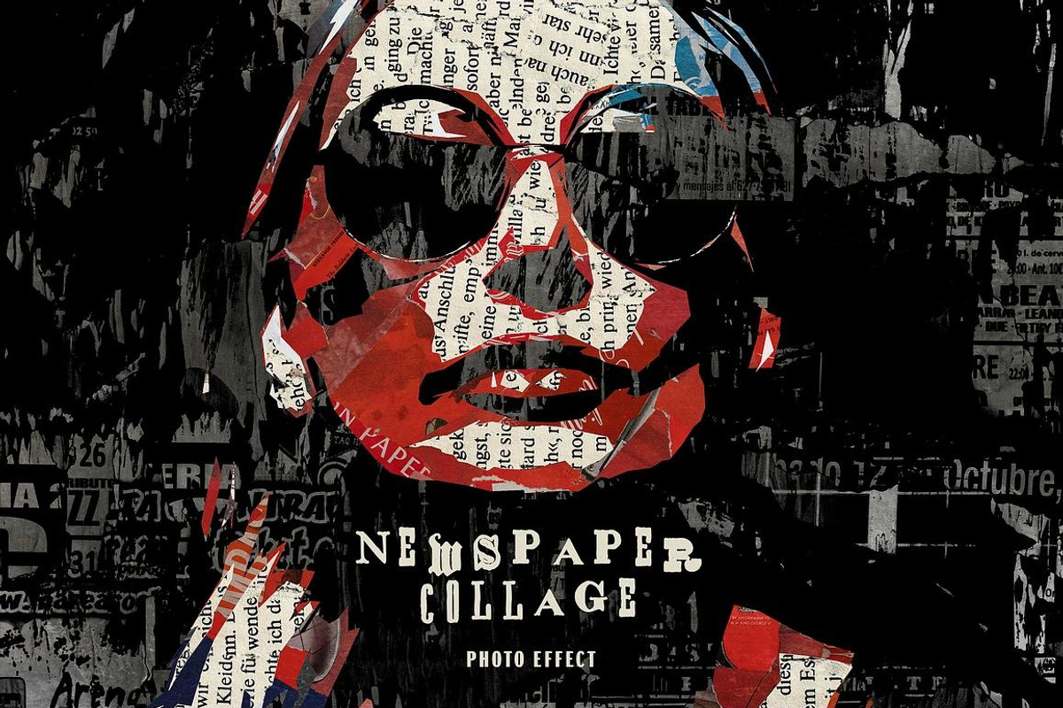 Collage Elements & Effects Bundle, a Graphic by pixelbuddha.net