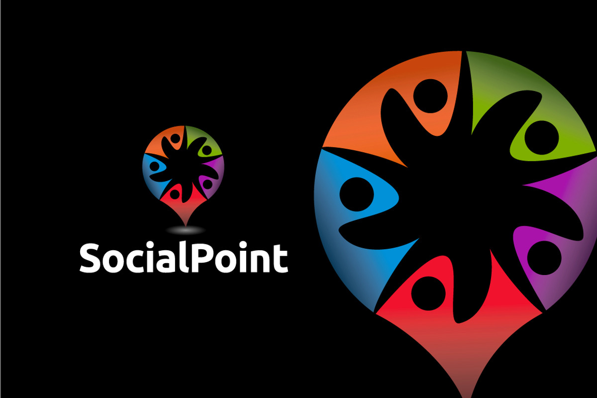 Social Point, a Branding & Logo Template by emotions76