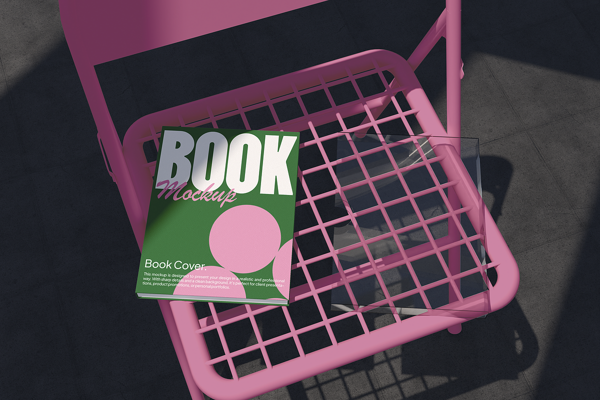 Book Cover Mockup, a Books & Magazine Mockup by Permadi Creative