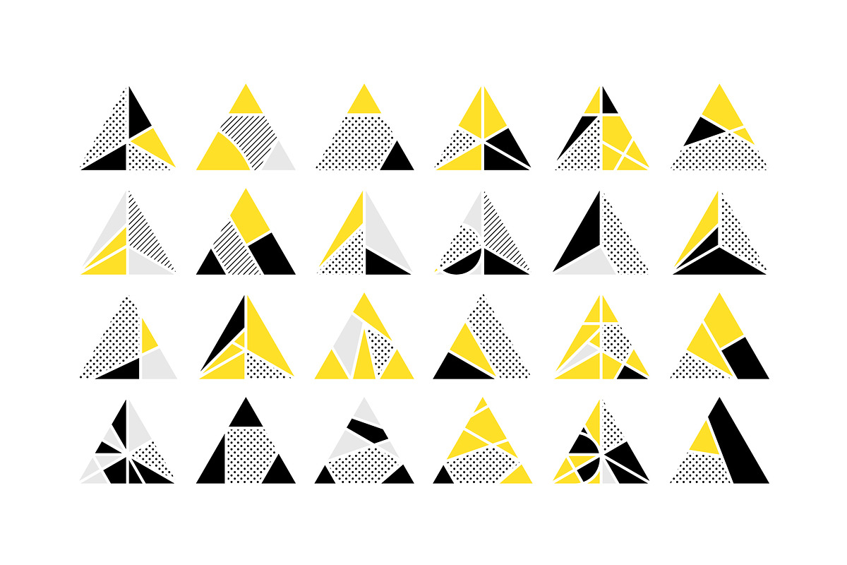 Design Constructor Kit. Triangles, an Object Graphic by softulka