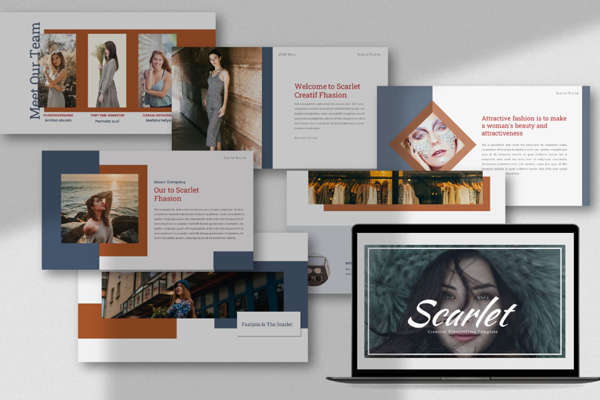 Scarlet Powerpint Template, a Presentation Template by nyilstudio