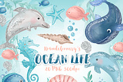 Ocean Life design, an Animal Illustration by designloverstudio