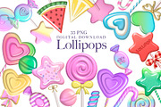 lollipops clipart, candy graphic | Illustrations ~ Creative Market