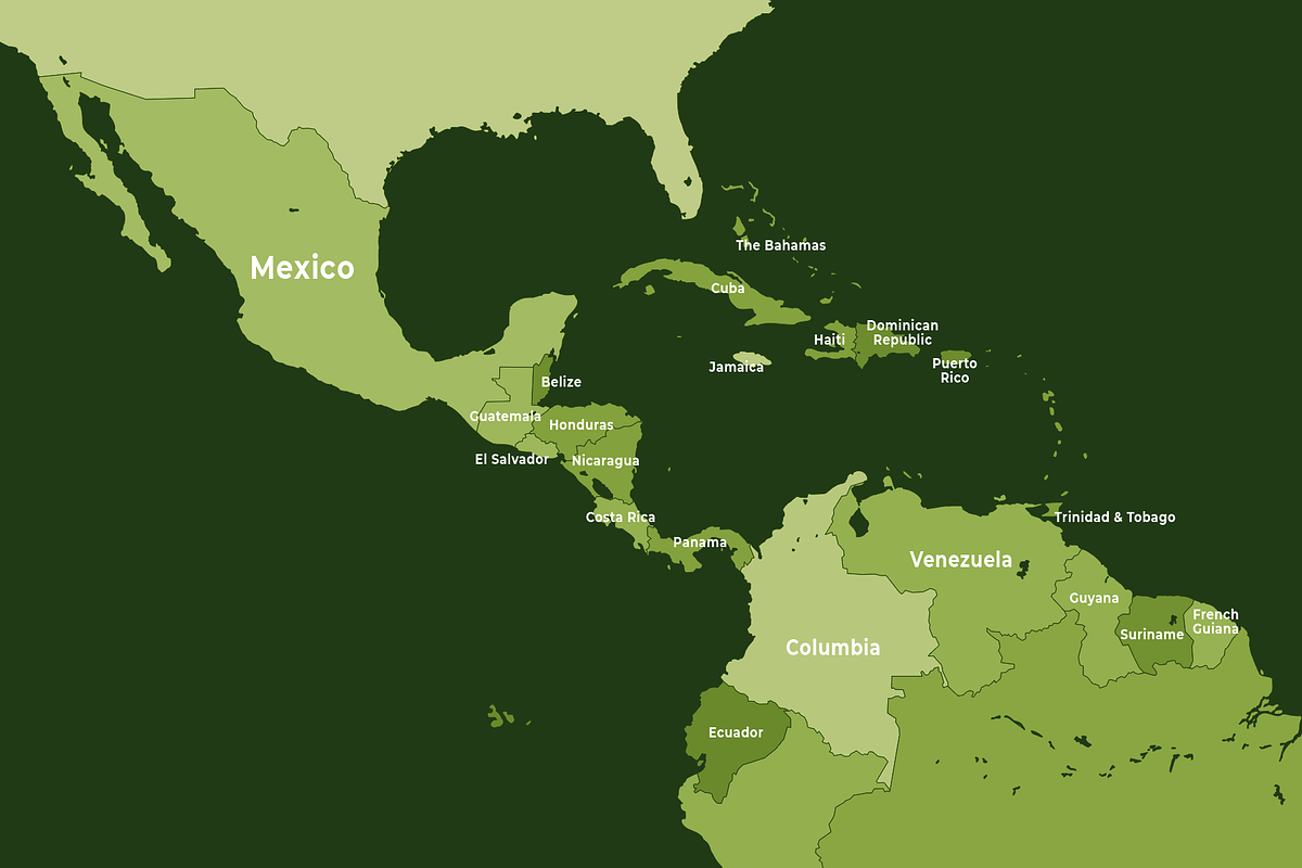 World Map - Photoshop Vector Template