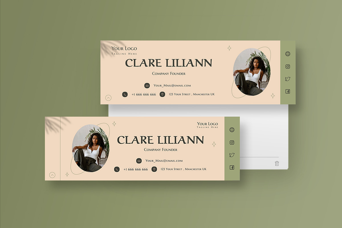 Aesthetic Email Signature, an Email Template by Pitchlook.Studio