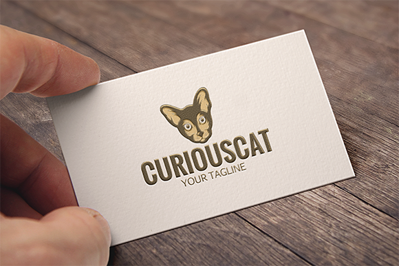 Curious Cat, a Branding & Logo Template by Steinar Logo