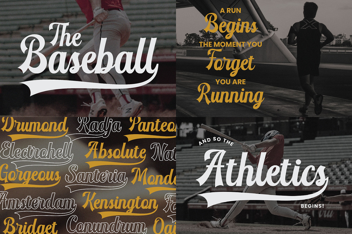 Sports Font Bundle
