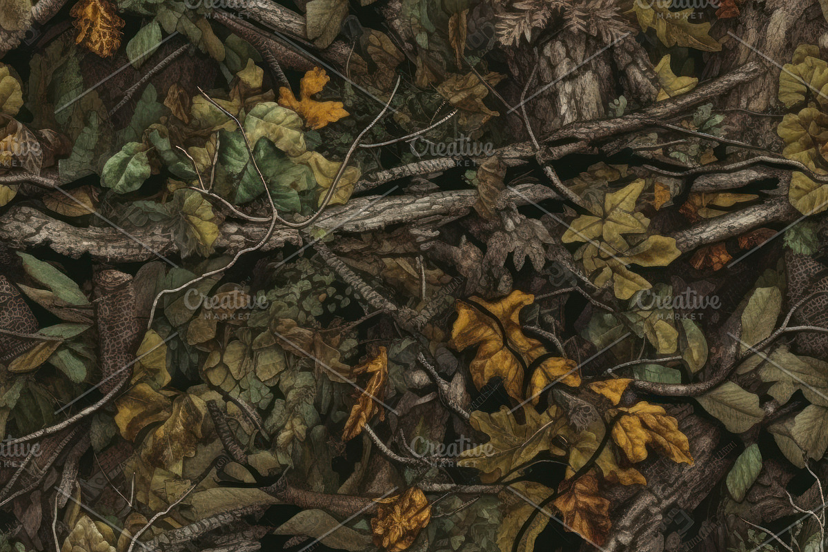 Camo Repeating Seamless Pattern | Creative Market