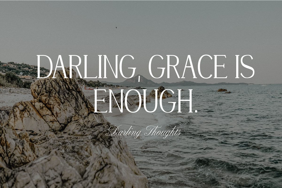 The Grey Lady Nantucket Display Font, a Serif Font by Sylt Type