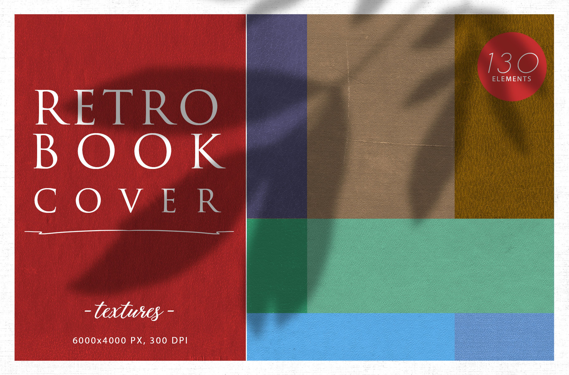 130 Retro Book Covers, a Texture Graphic by ArtistMef