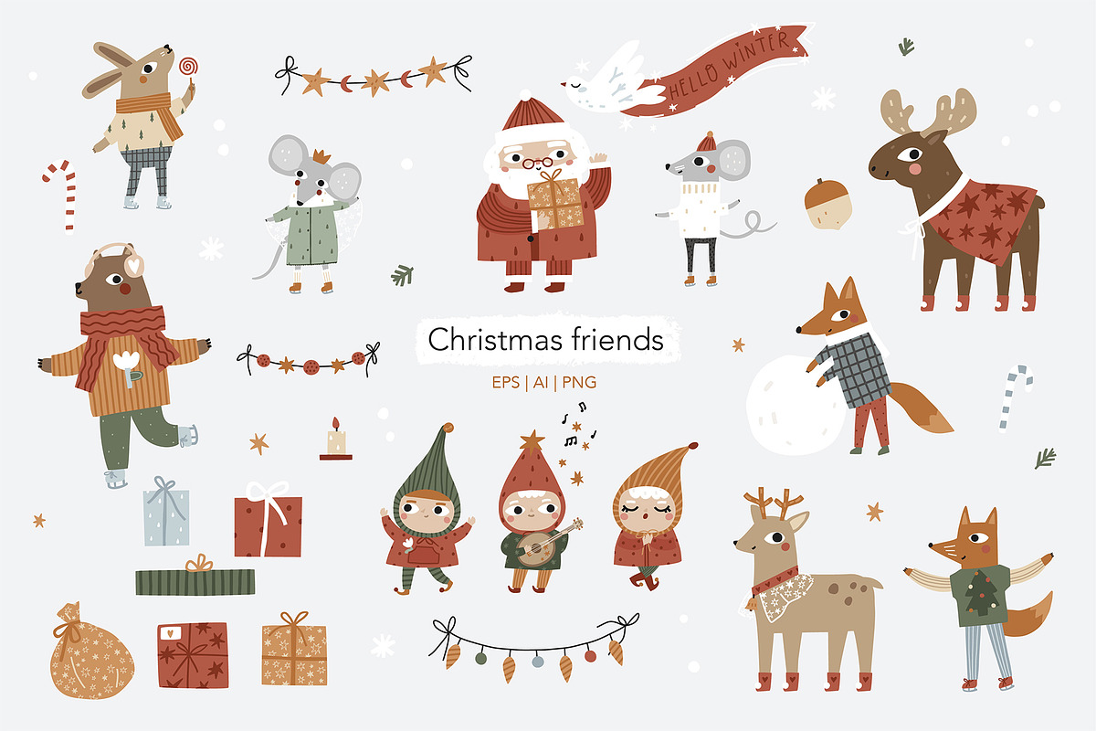 Winter fairy tale - kids collection, a Seasonal Illustration by avdnadi