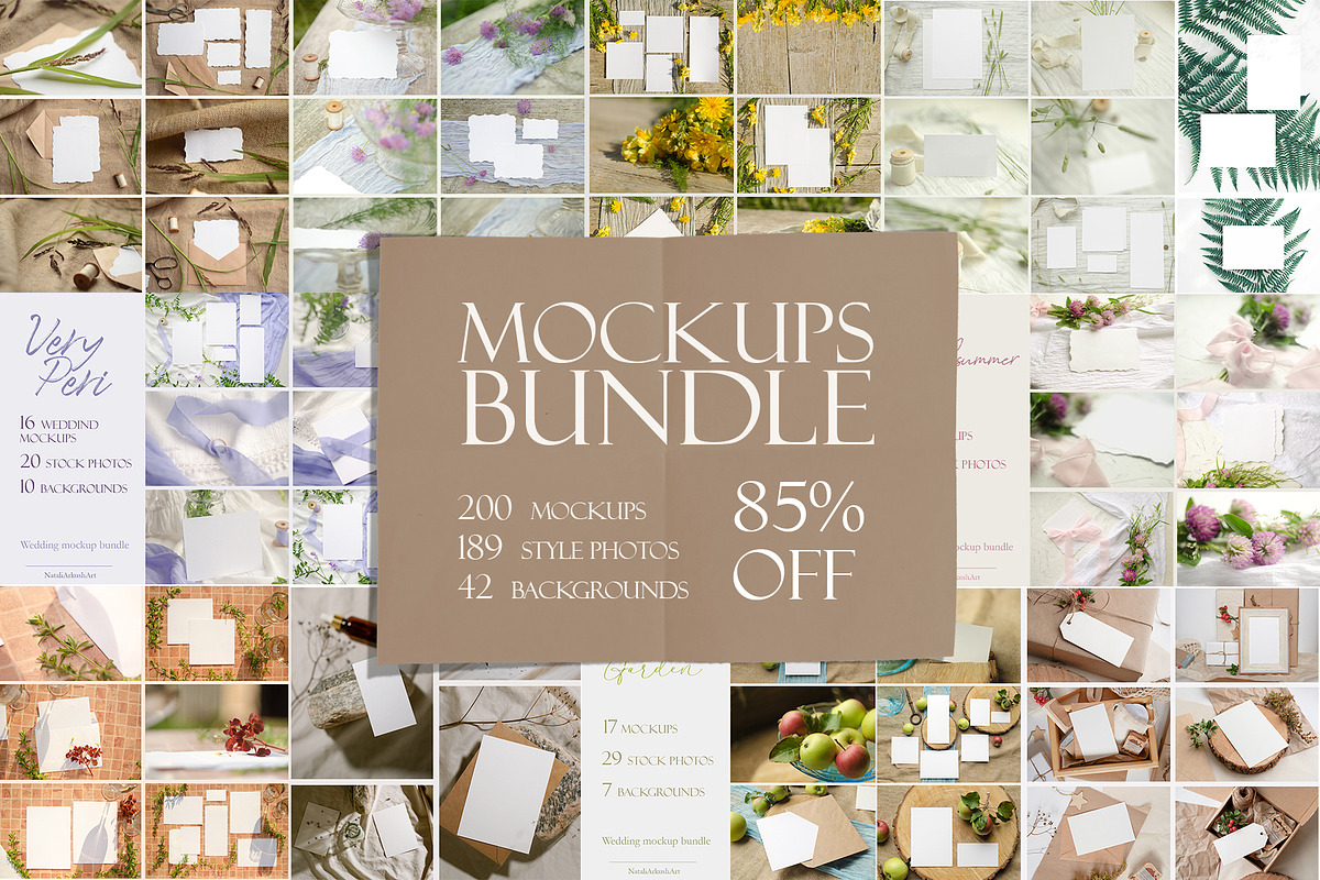 200 Mockups & Styled Photos Bundle