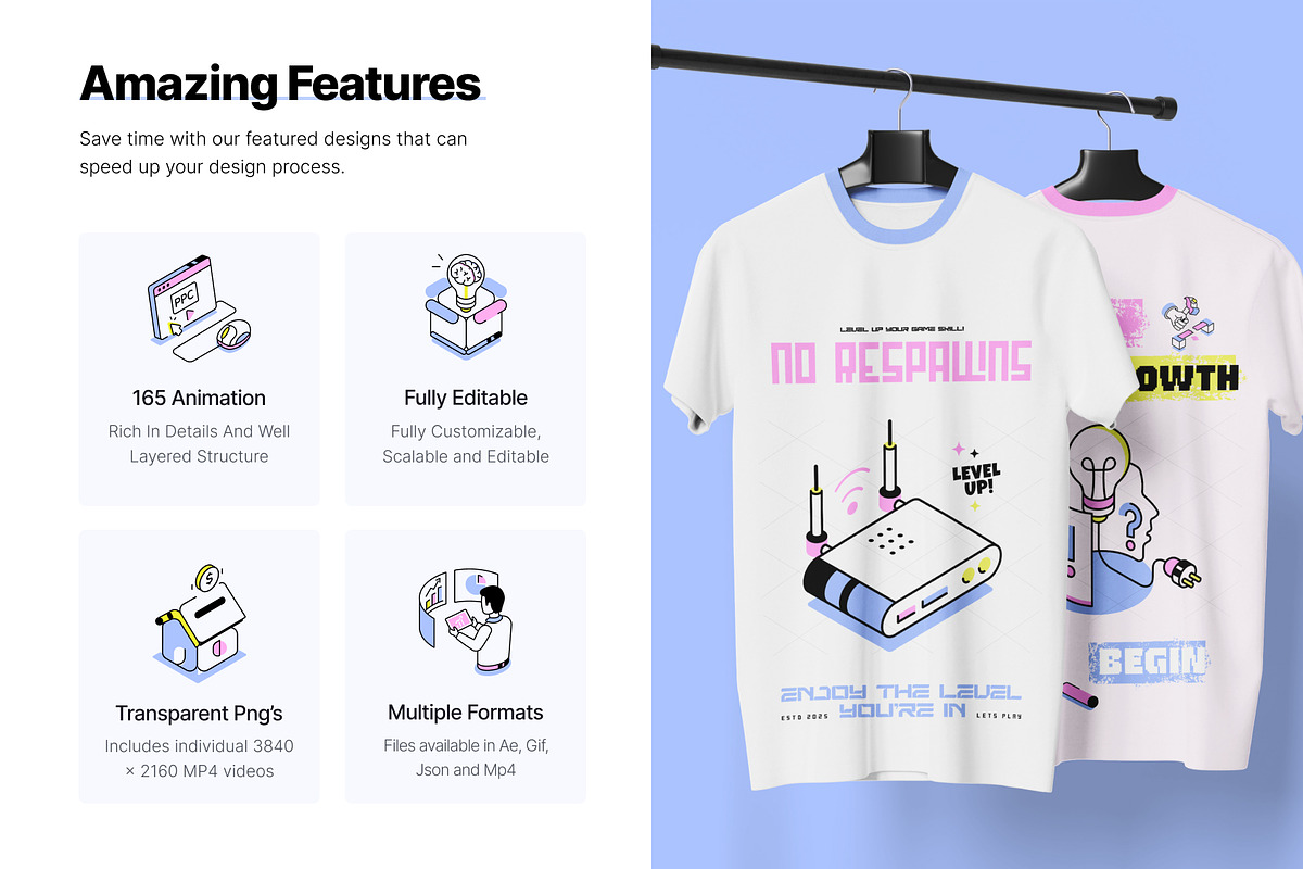 Animated Universal Isometric Icons