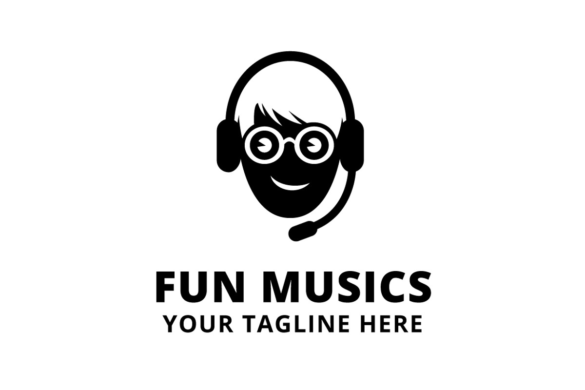 Fun Music Logo Template, a Branding & Logo Template by Logo20