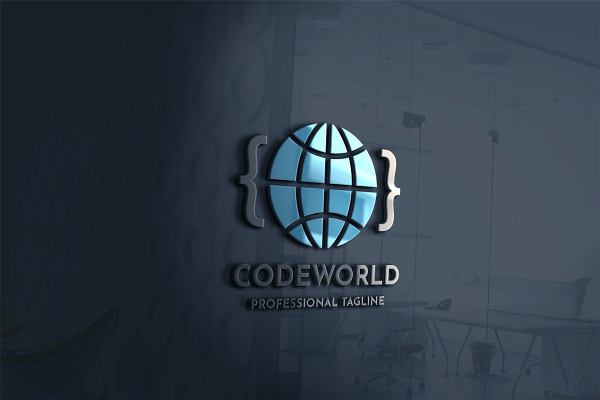 Code World Logo, a Branding & Logo Template by Design_Planet | Creative ...