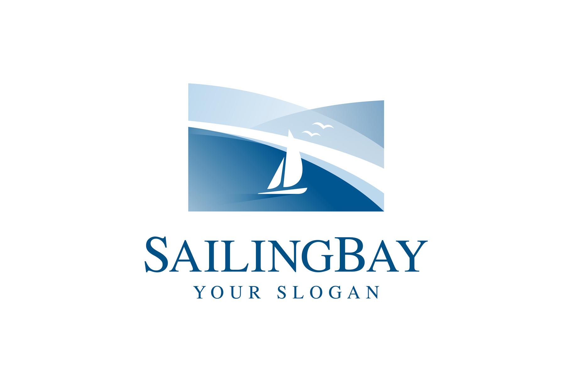 Sailing Bay Logo | Branding & Logo Templates ~ Creative Market
