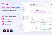 Task Management Dashboard, a Websites & App Template by SLAB! Design ...