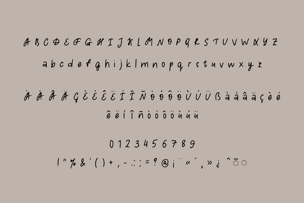Small Talk. Casual Handwritten Font