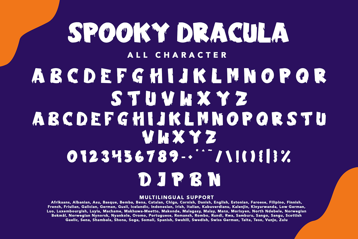 Spooky Dracula, a Handwritten Font by HATFSTUDIO