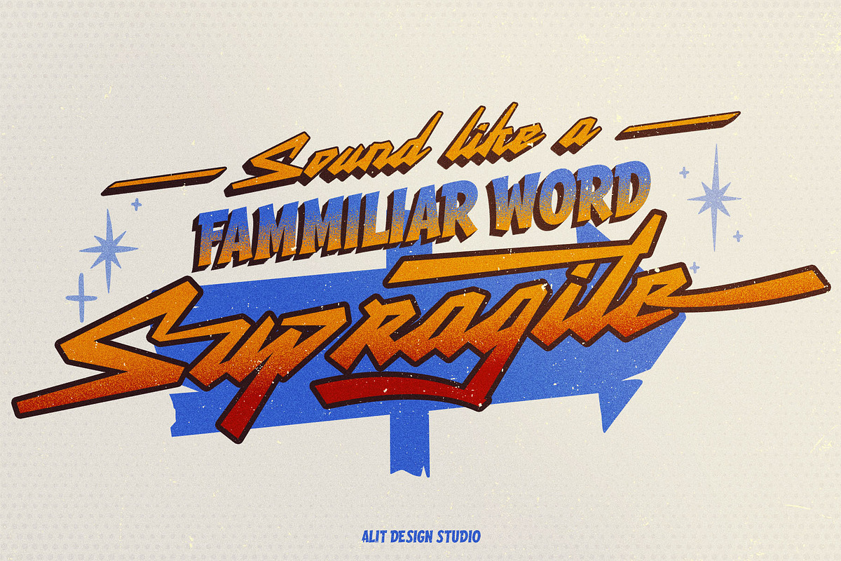 Handrich Typeface, a Script Font by alit design