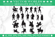 Medieval Knight Svg, Medieval Svg, an Object Graphic by VectorWorlds