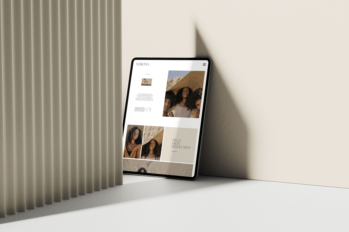 Verona iPad Mockup Bundle