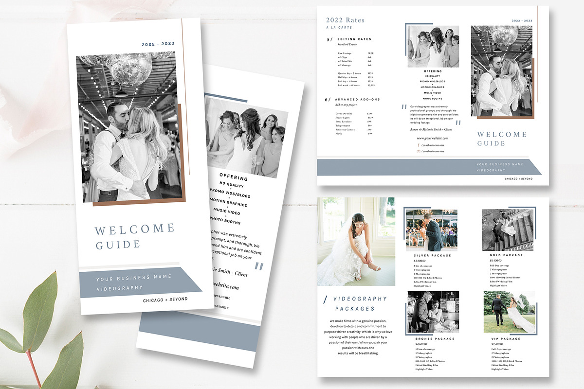 Videography Brochure Template