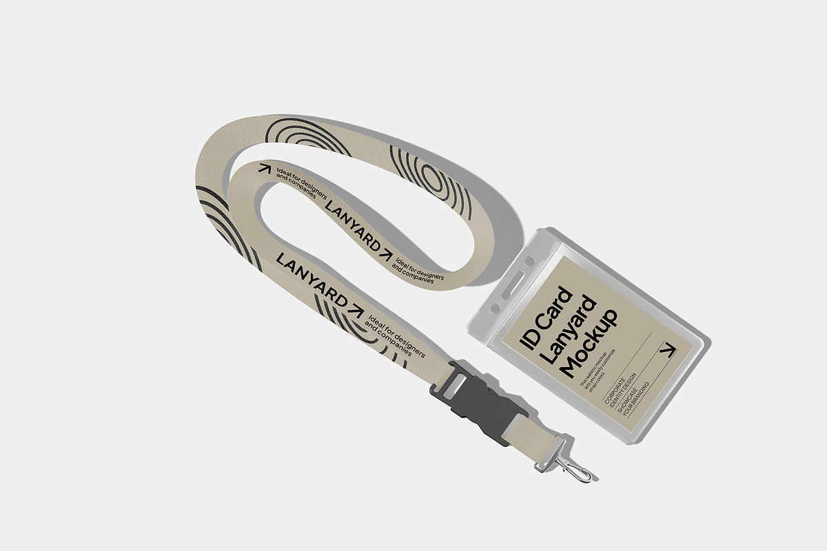 Lanyard Mockup, a Packaging Mockup by Permadi Creative