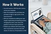 VA Portfolio Website Template Canva, a Landing Page Template by The ...
