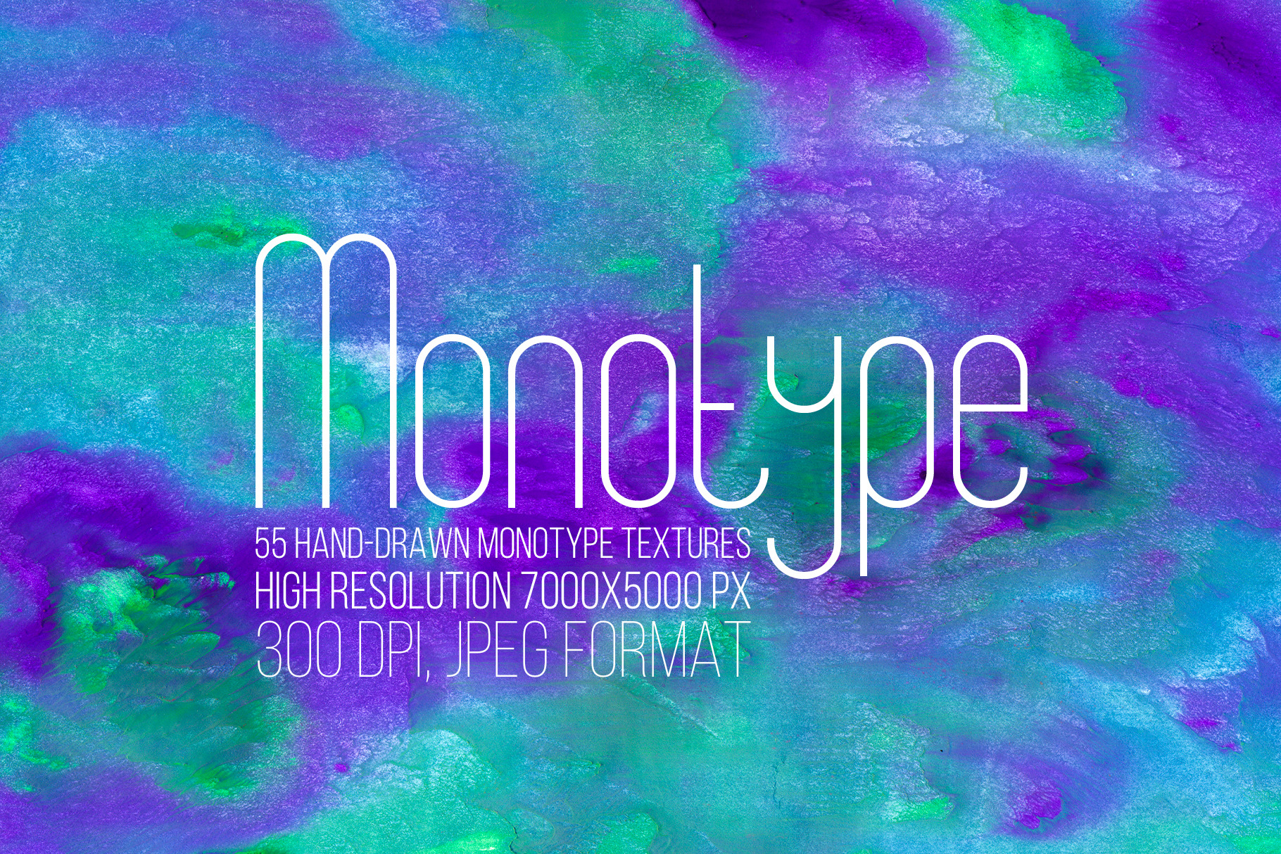 Monotype Textures, a Texture Graphic by Norse Moss