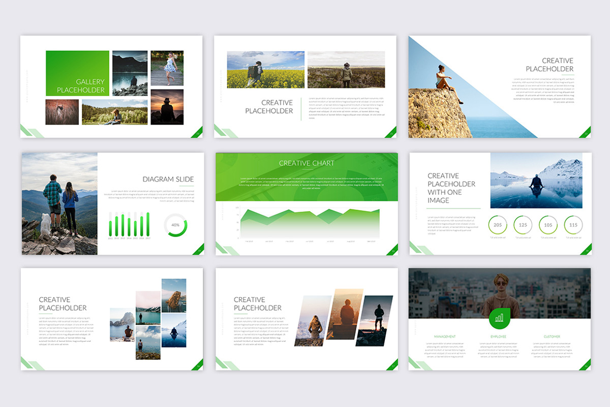 Inspiring Powerpoint Template, a Presentation Template by RRGraph