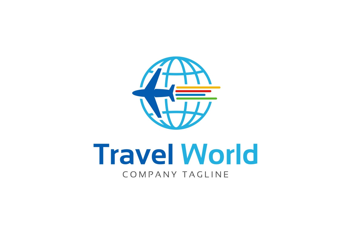Travel Around World Logo Template, a Branding & Logo Template by ...