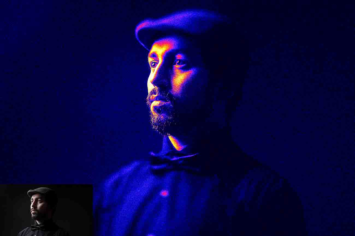 Heatmap Effect Photoshop Action, an Action Add-On by Studio Retouch