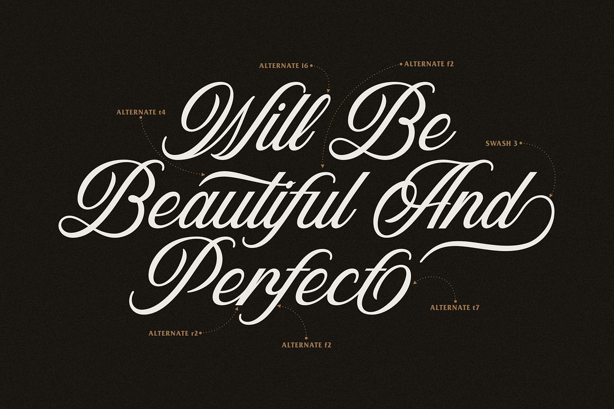 Nolian Script, a Script Font by ngene | Creative Market