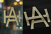 AH HA Monogram Logo, a Branding & Logo Template by Alphabet Agency