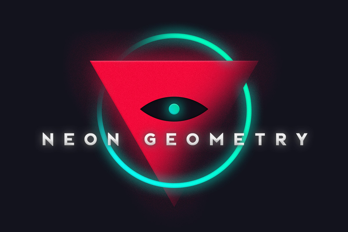 Neon Geometry, an Object Graphic by Tugcu Design Co.