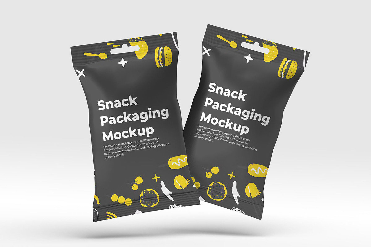 Snack Packaging Mockup