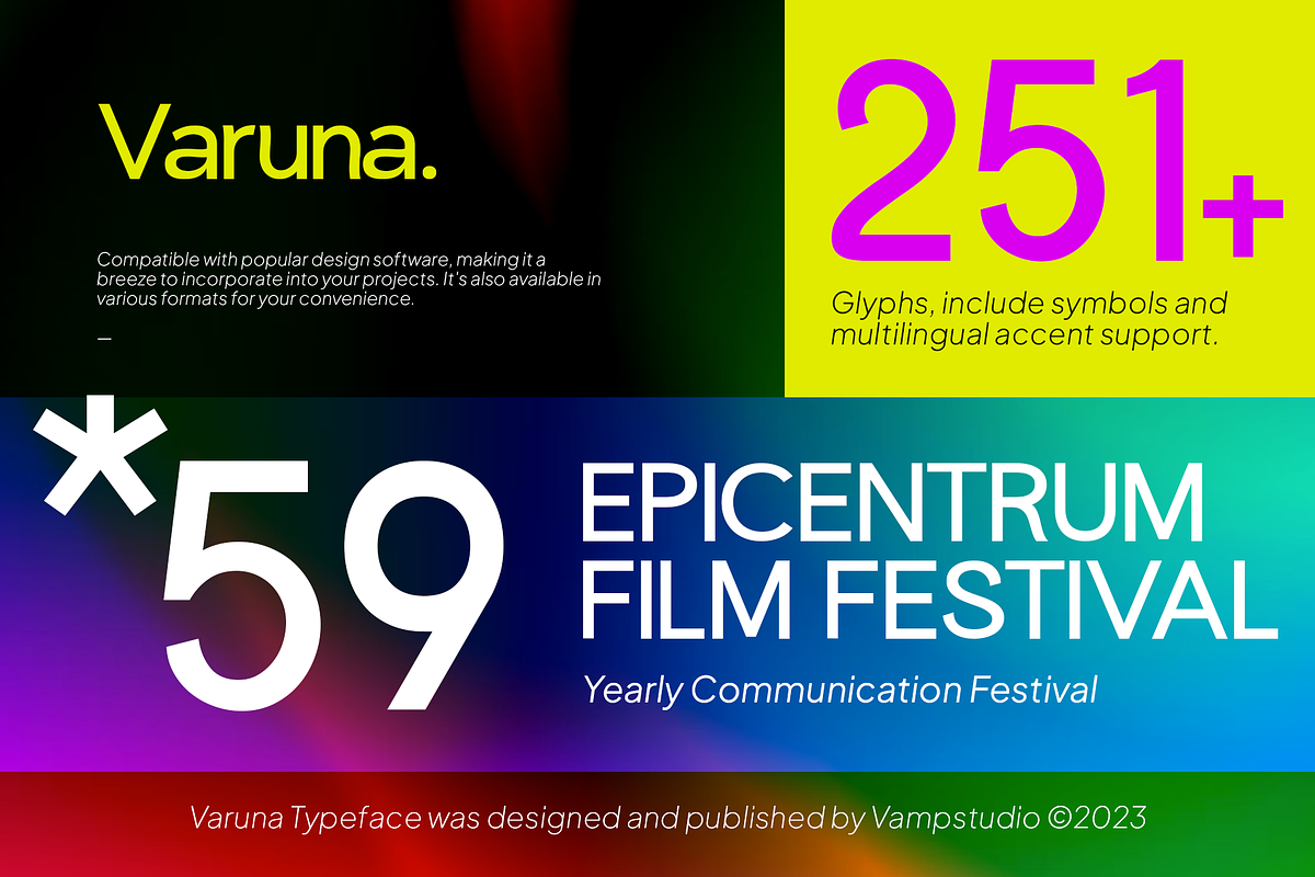 Varuna Sans Serif Premium Font