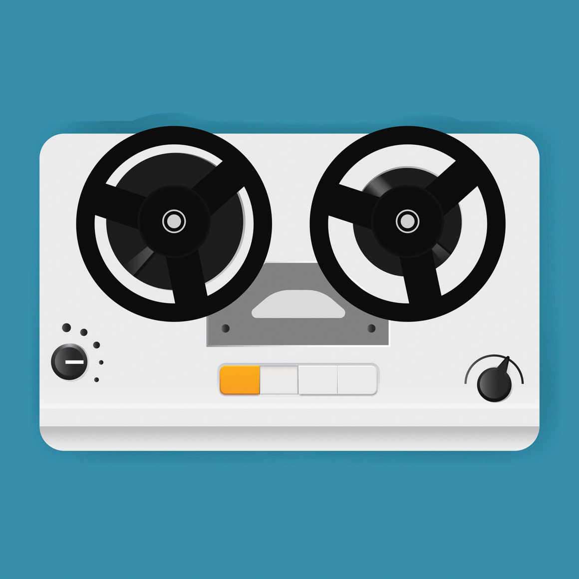 Reel Recorder Tape Player Icon | Object Illustrations ~ Creative Market