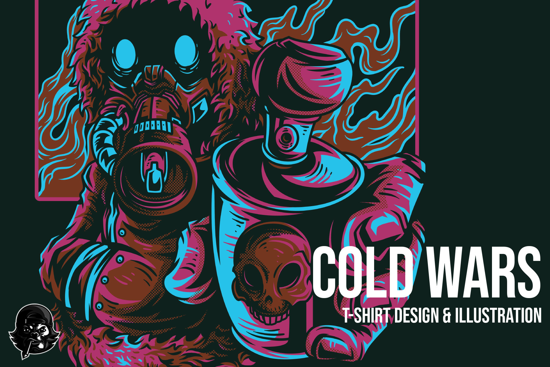 Cold Wars Illustration, an Illustration by badsyxn